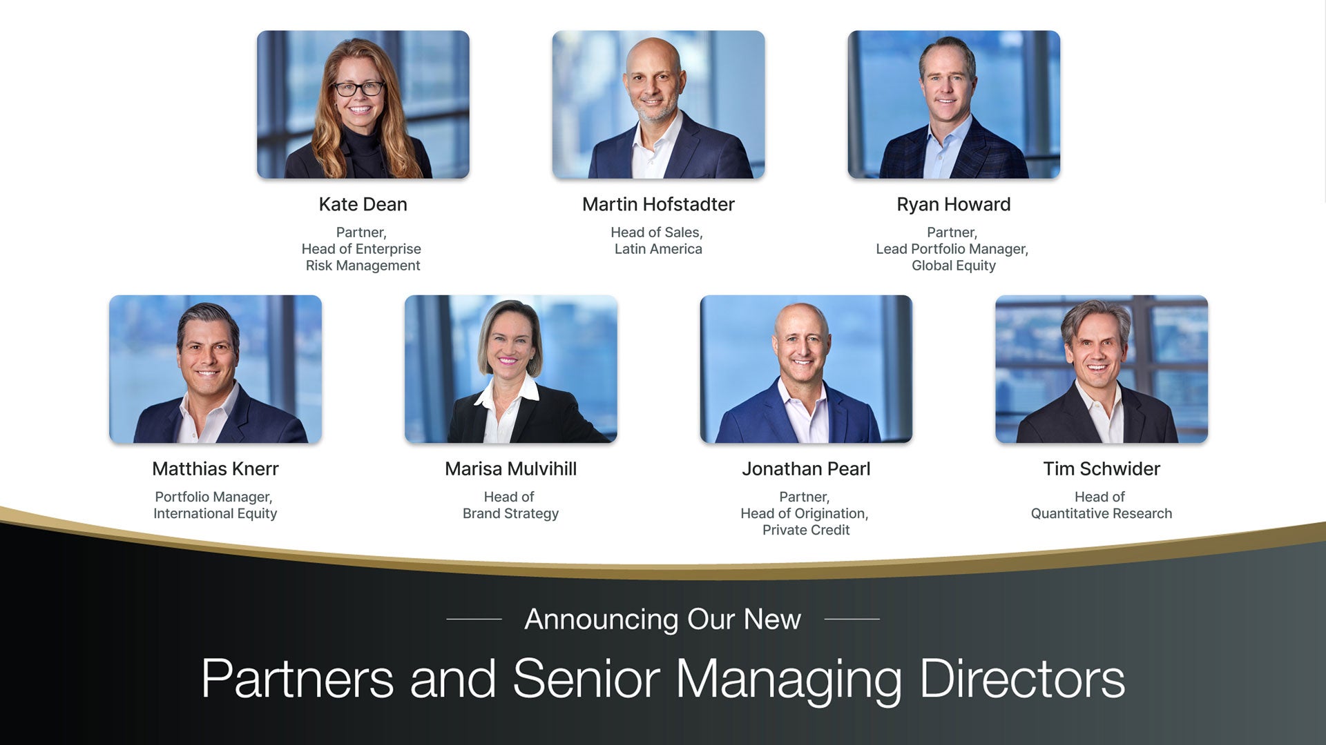 Lord Abbett Announces New Partners and Senior Managing Directors